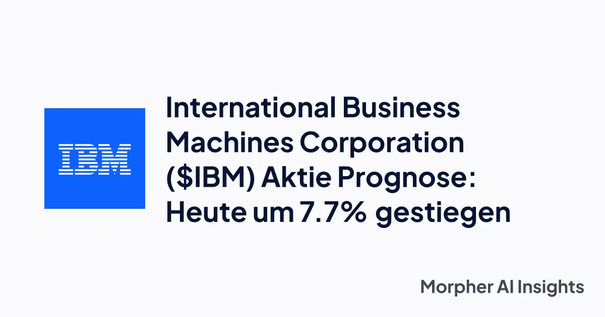 International Business Machines Corporation ($IBM) Stock Forecast