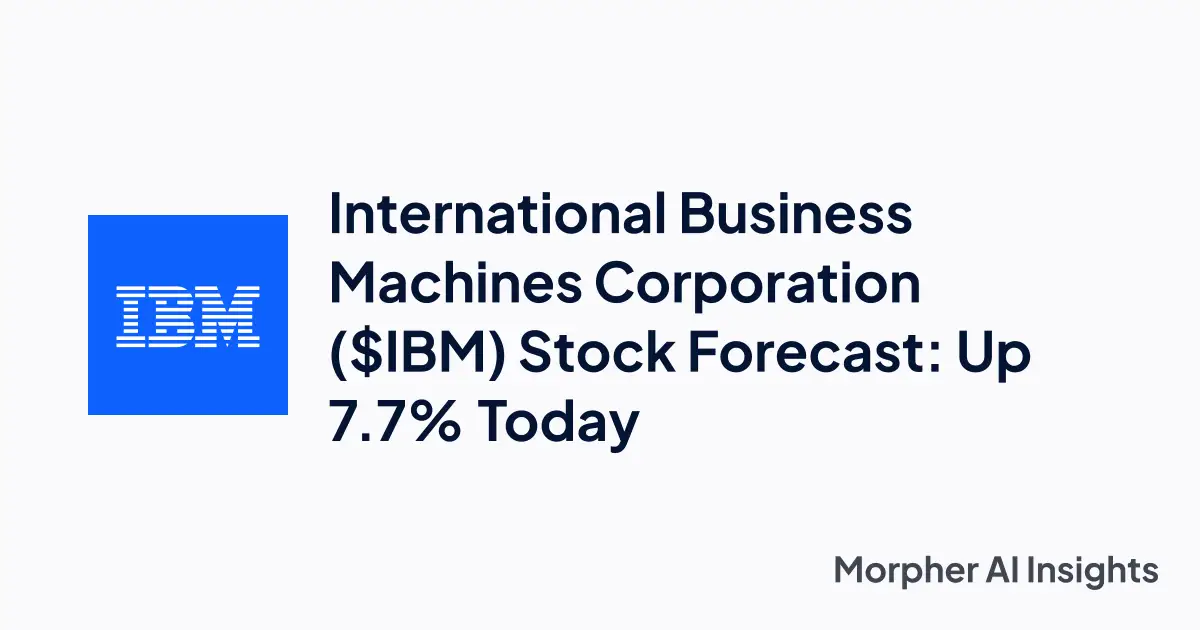 International Business Machines Corporation ($IBM) Stock Forecast