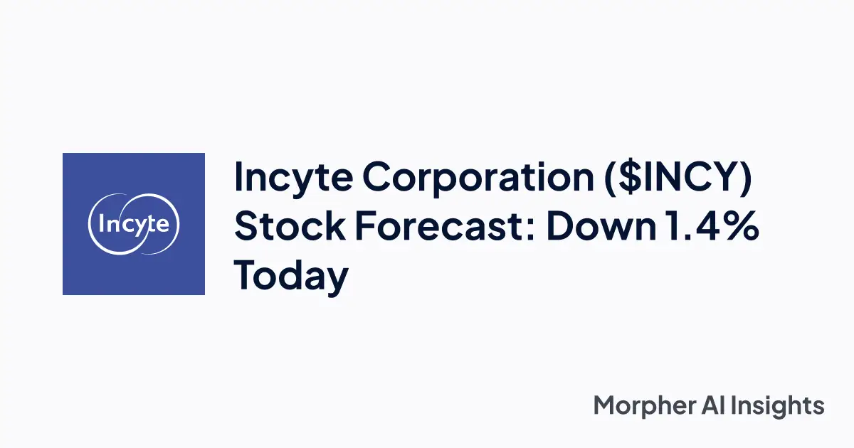 Incyte Corporation ($INCY) Stock Forecast