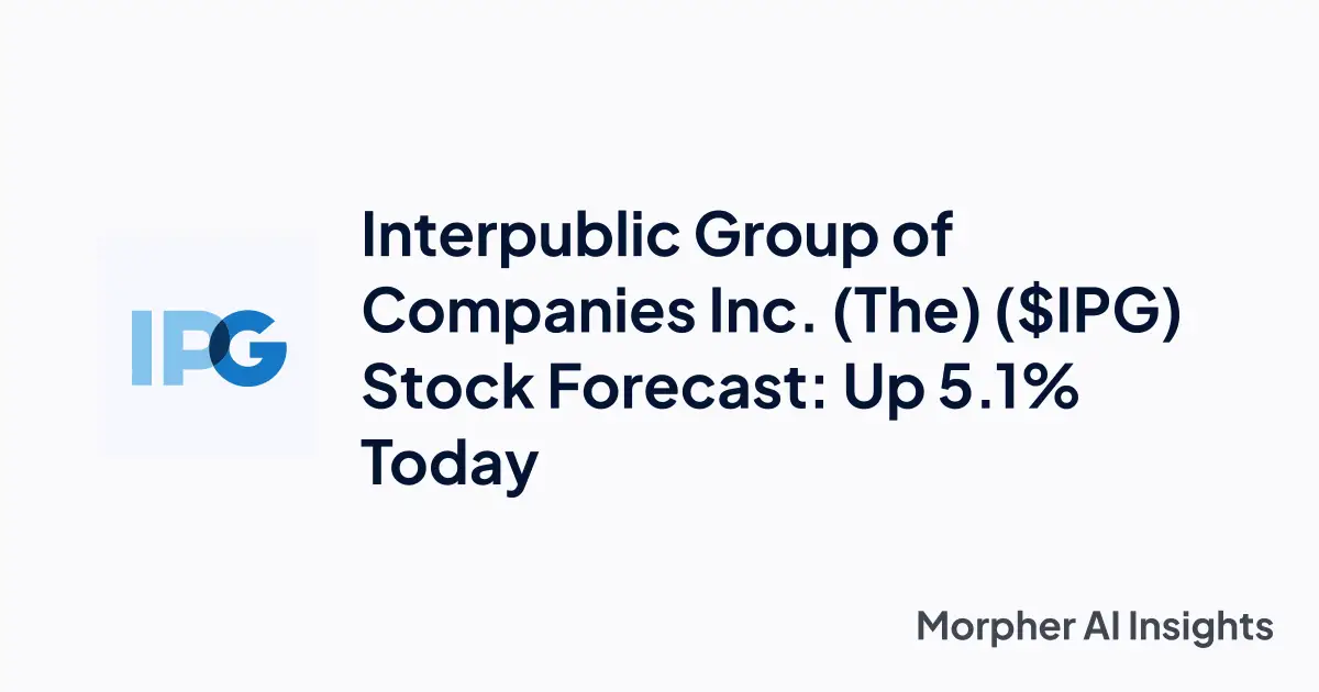 Interpublic Group of Companies Inc. (The) ($IPG) Stock Forecast