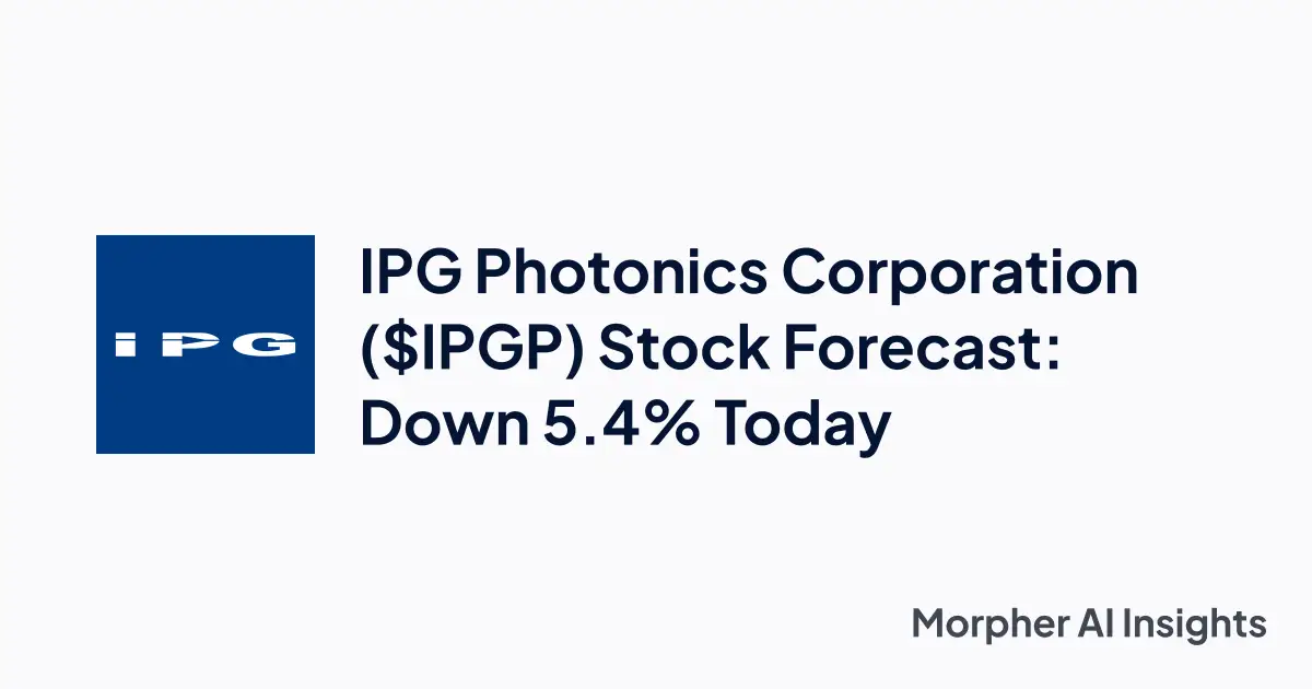 IPG Photonics Corporation ($IPGP) Stock Forecast