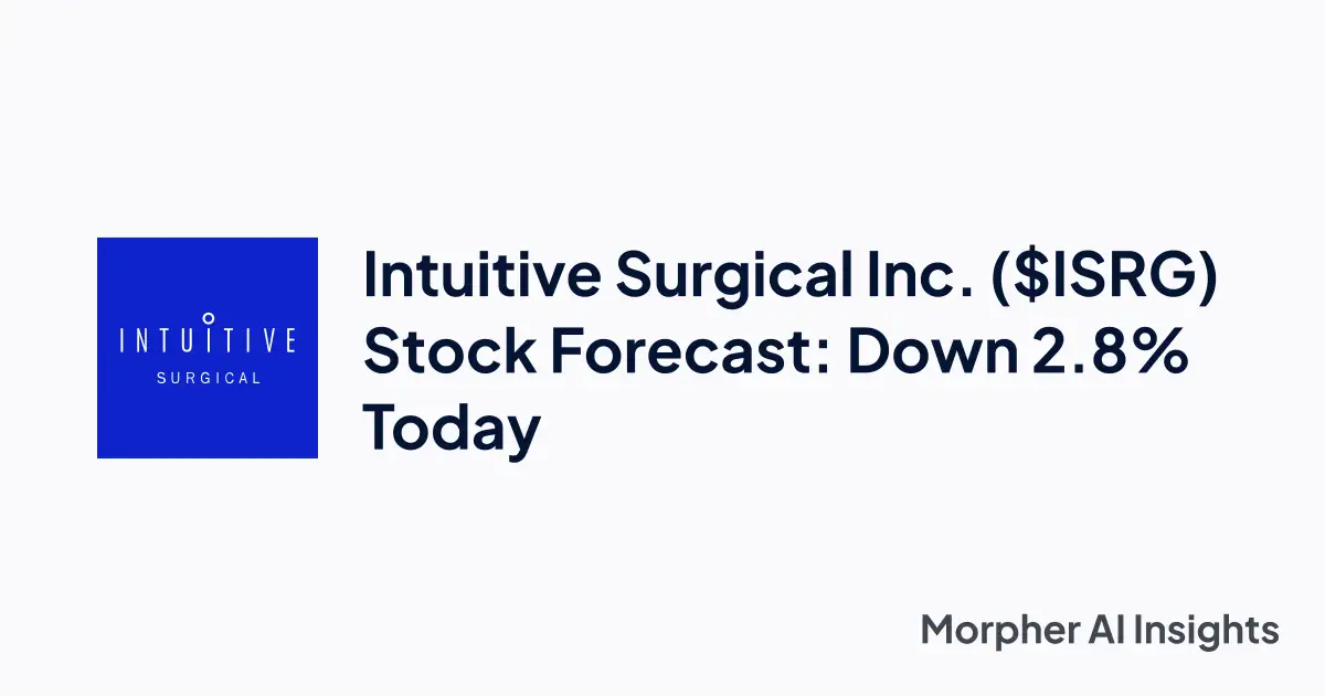 Intuitive Surgical Inc. ($ISRG) Stock Forecast