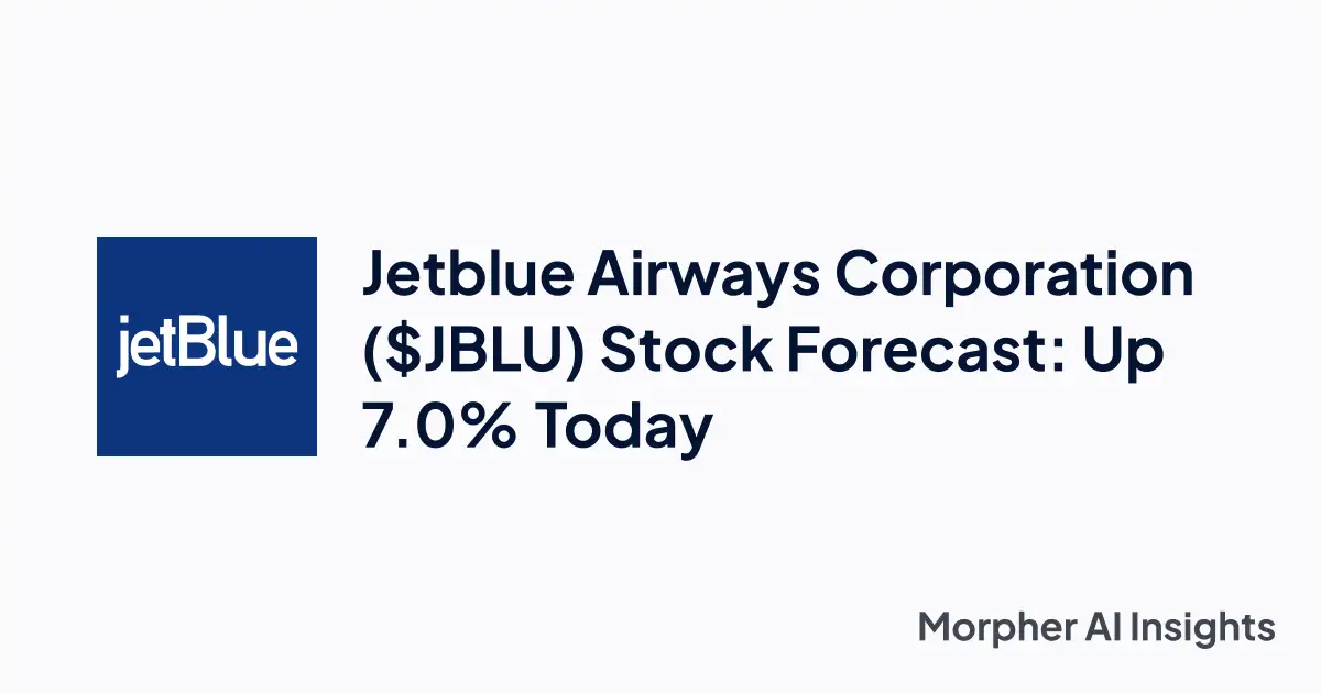 Jetblue Airways Corporation ($JBLU) Stock Forecast