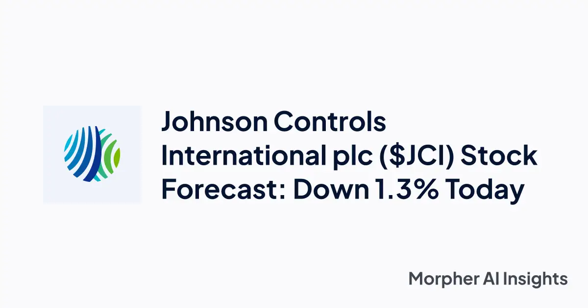 Johnson Controls International plc ($JCI) Stock Forecast
