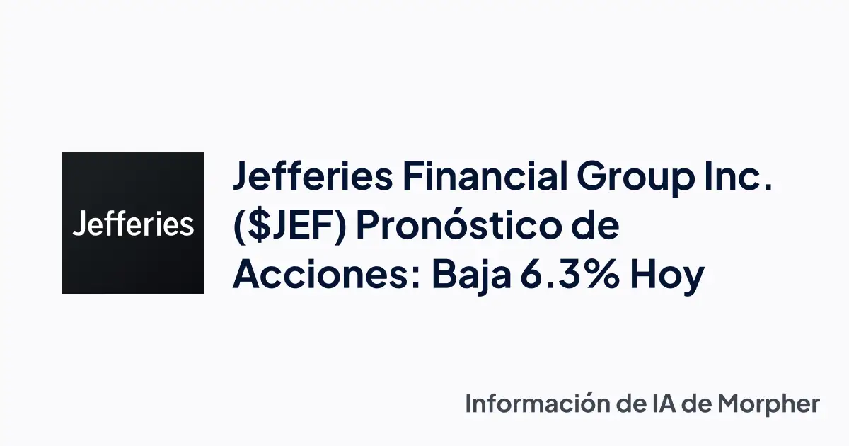 Jefferies Financial Group Inc. ($JEF) Stock Forecast