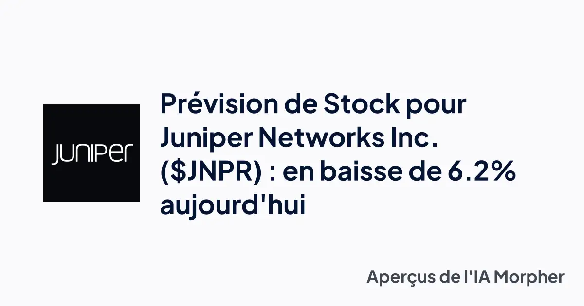 Juniper Networks Inc. ($JNPR) Stock Forecast