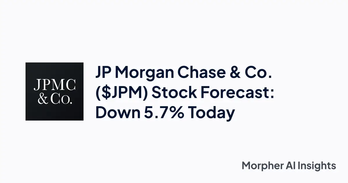 JP Morgan Chase & Co. ($JPM) Stock Forecast
