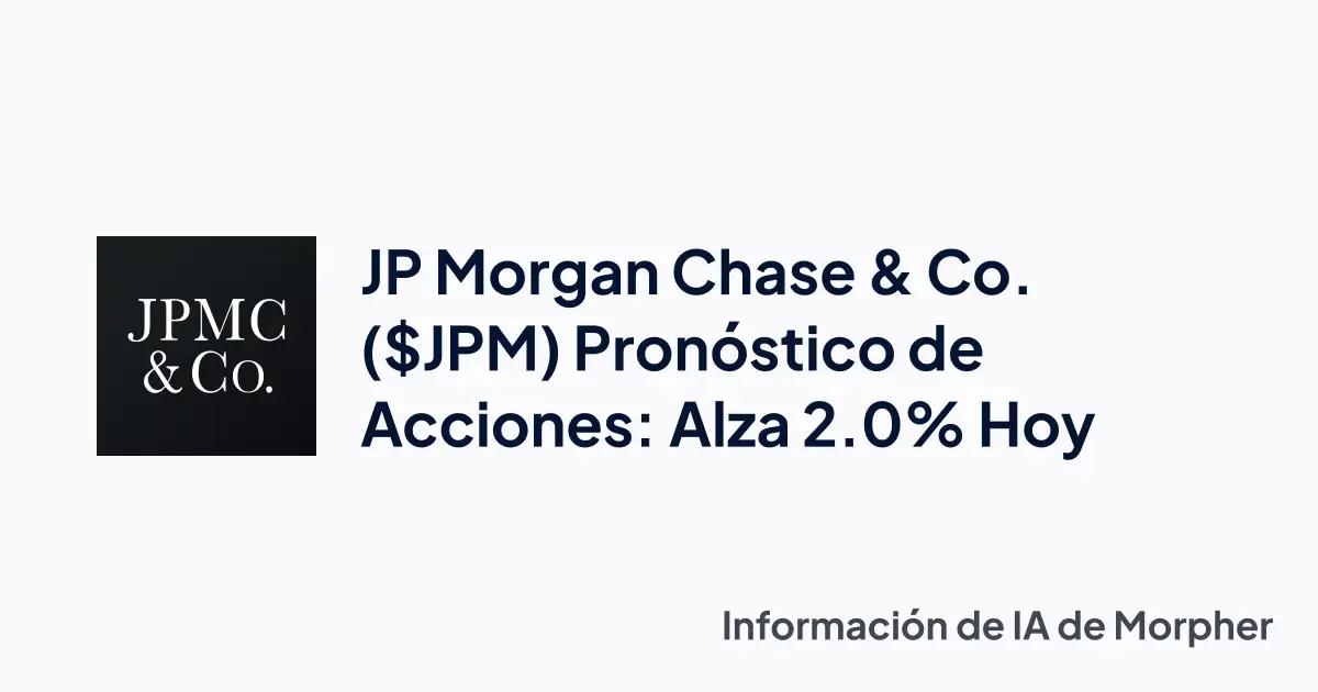 JP Morgan Chase & Co. ($JPM) Stock Forecast