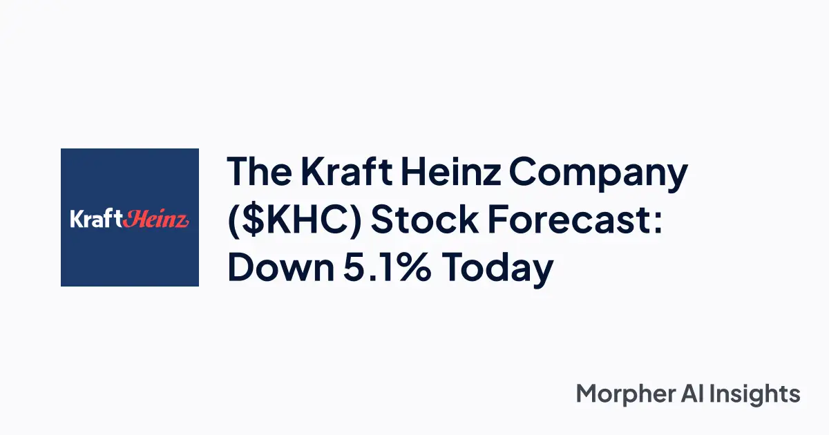 The Kraft Heinz Company ($KHC) Stock Forecast