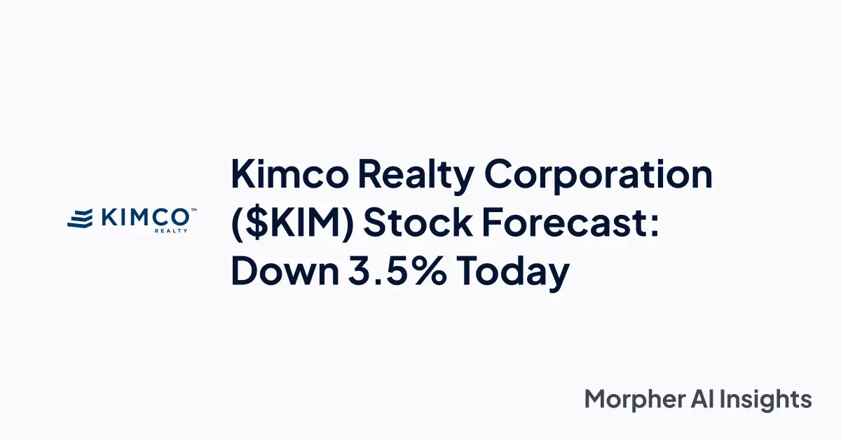 Kimco Realty Corporation ($KIM) Stock Forecast