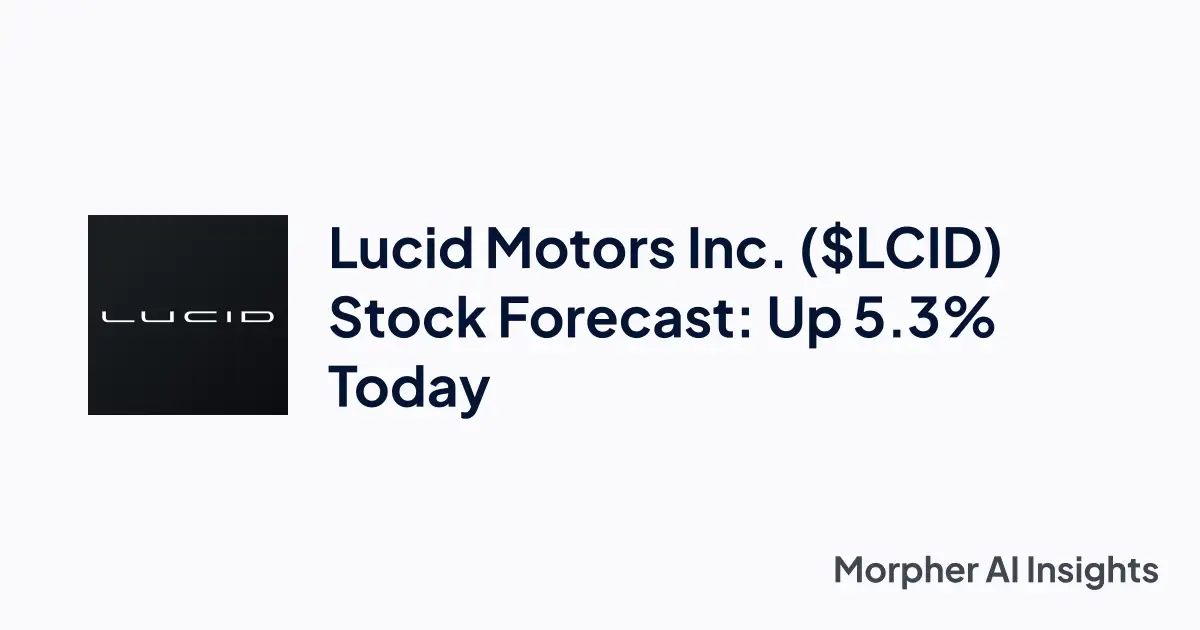 Lucid Motors Inc. ($LCID) Stock Forecast
