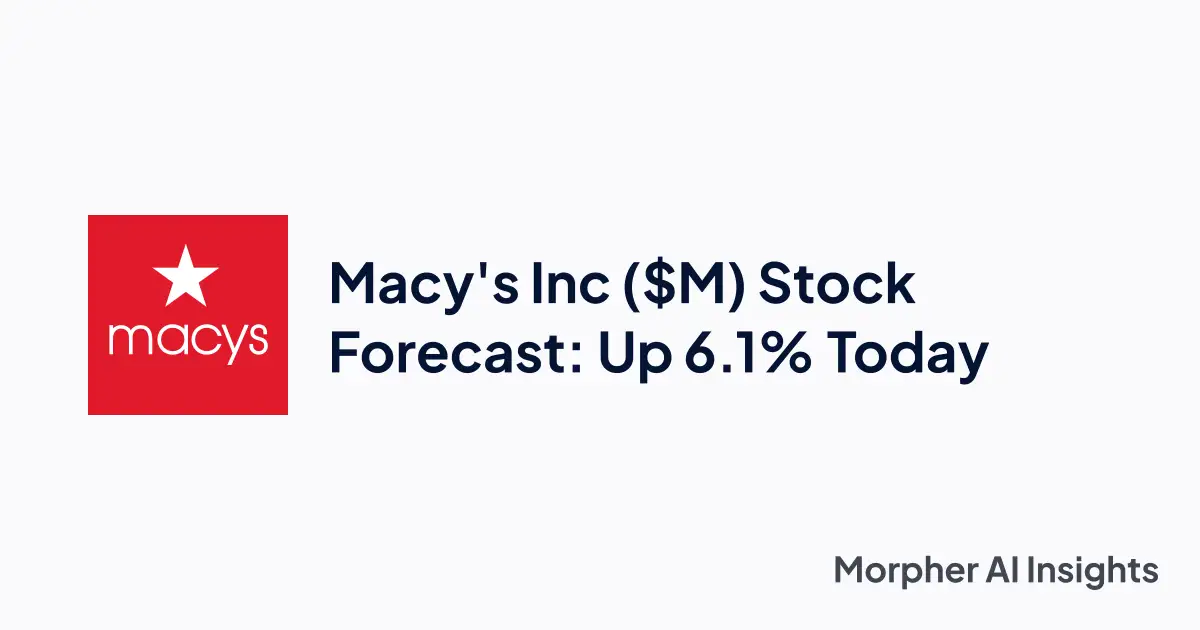 Macy's Inc ($M) Stock Forecast