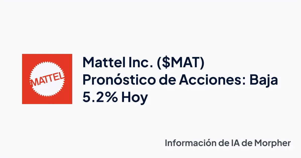 Mattel Inc. ($MAT) Stock Forecast