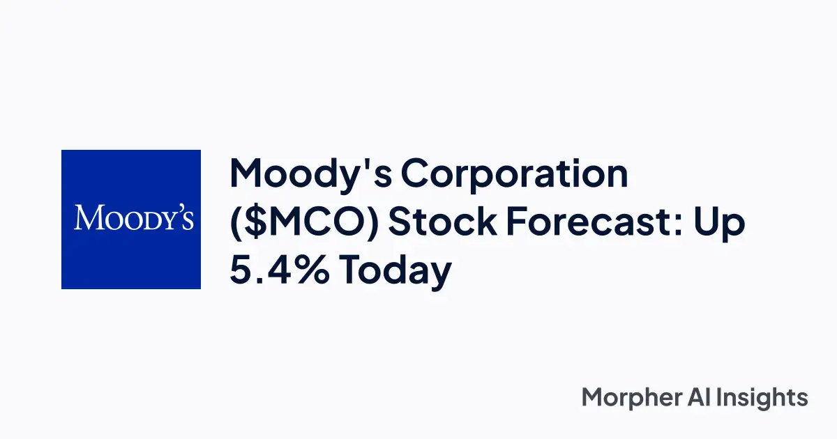 Moody's Corporation ($MCO) Stock Forecast
