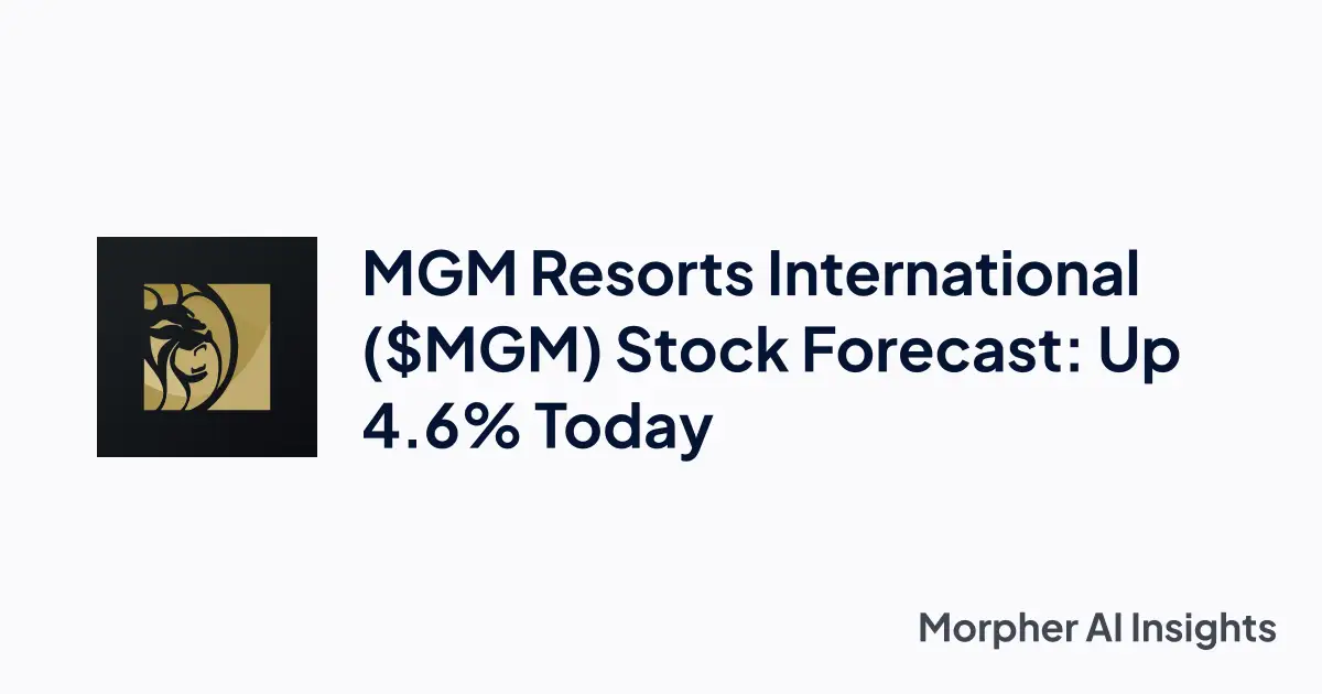 MGM Resorts International ($MGM) Stock Forecast