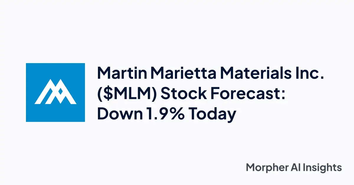 Martin Marietta Materials Inc. ($MLM) Stock Forecast