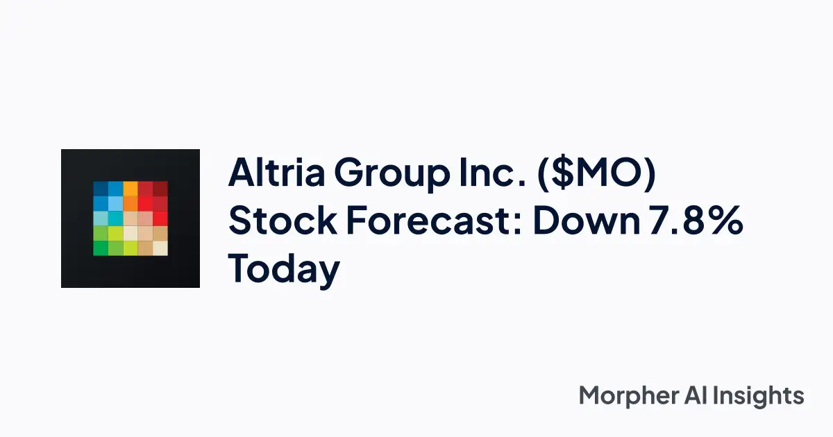 Altria Group Inc. ($MO) Stock Forecast