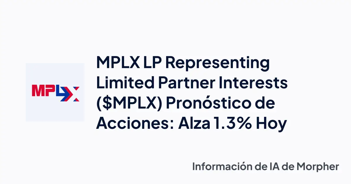 MPLX LP Representing Limited Partner Interests ($MPLX) Stock Forecast