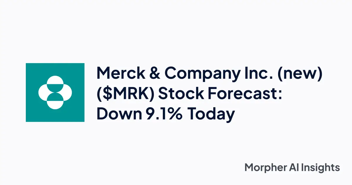 Merck & Company Inc. (new) ($MRK) Stock Forecast