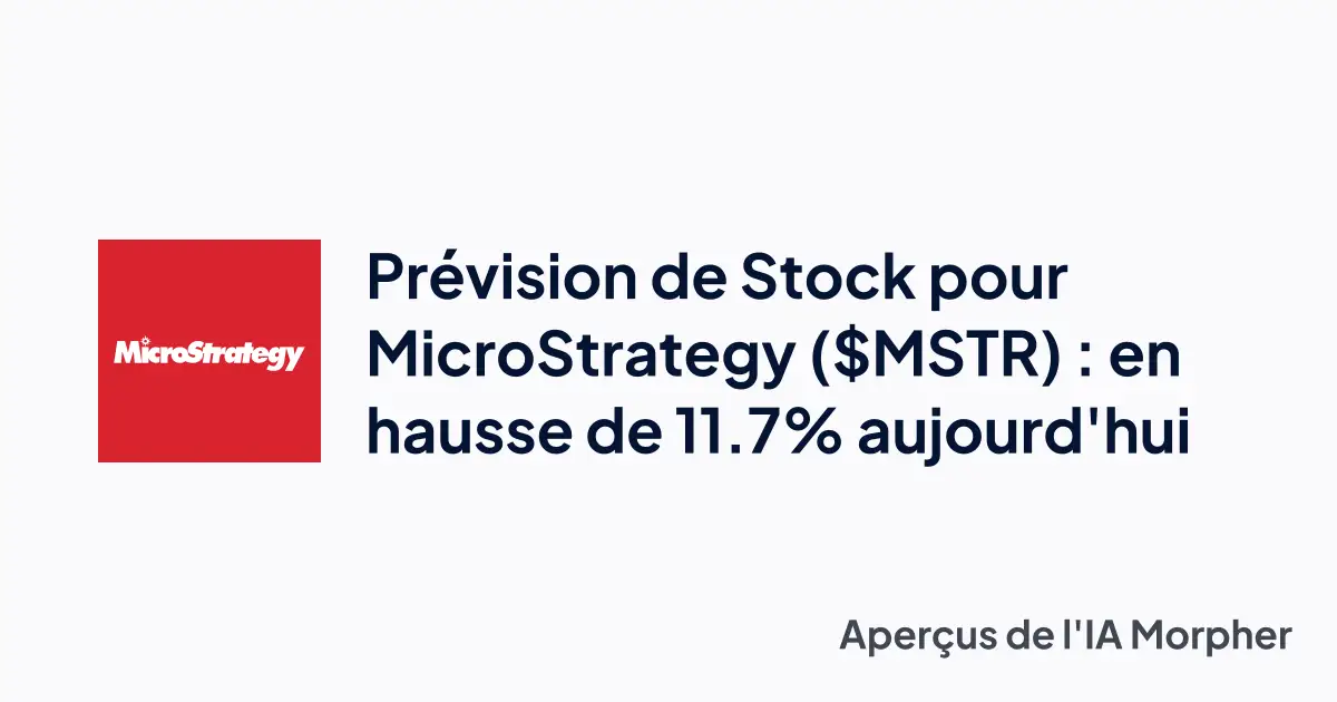 MicroStrategy ($MSTR) Stock Forecast