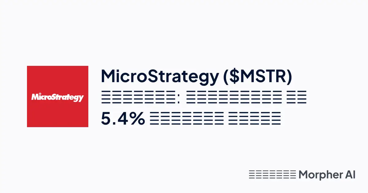 MicroStrategy ($MSTR) Stock Forecast