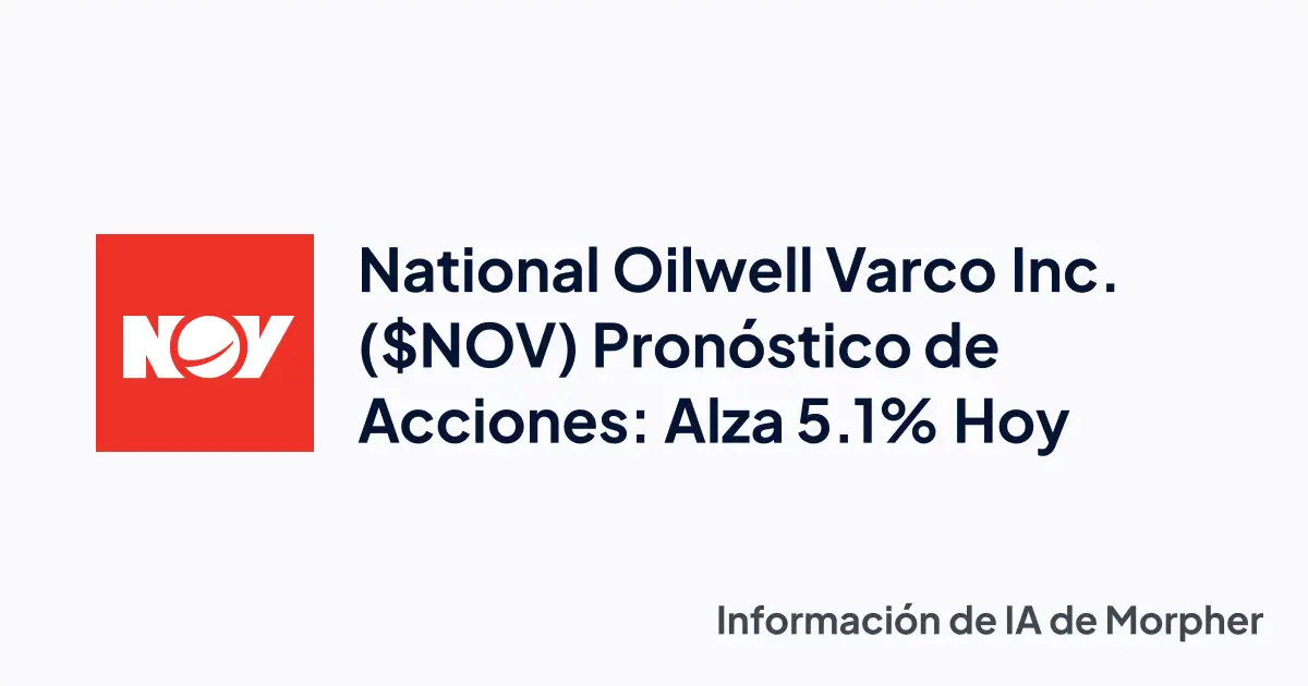 National Oilwell Varco Inc. ($NOV) Stock Forecast