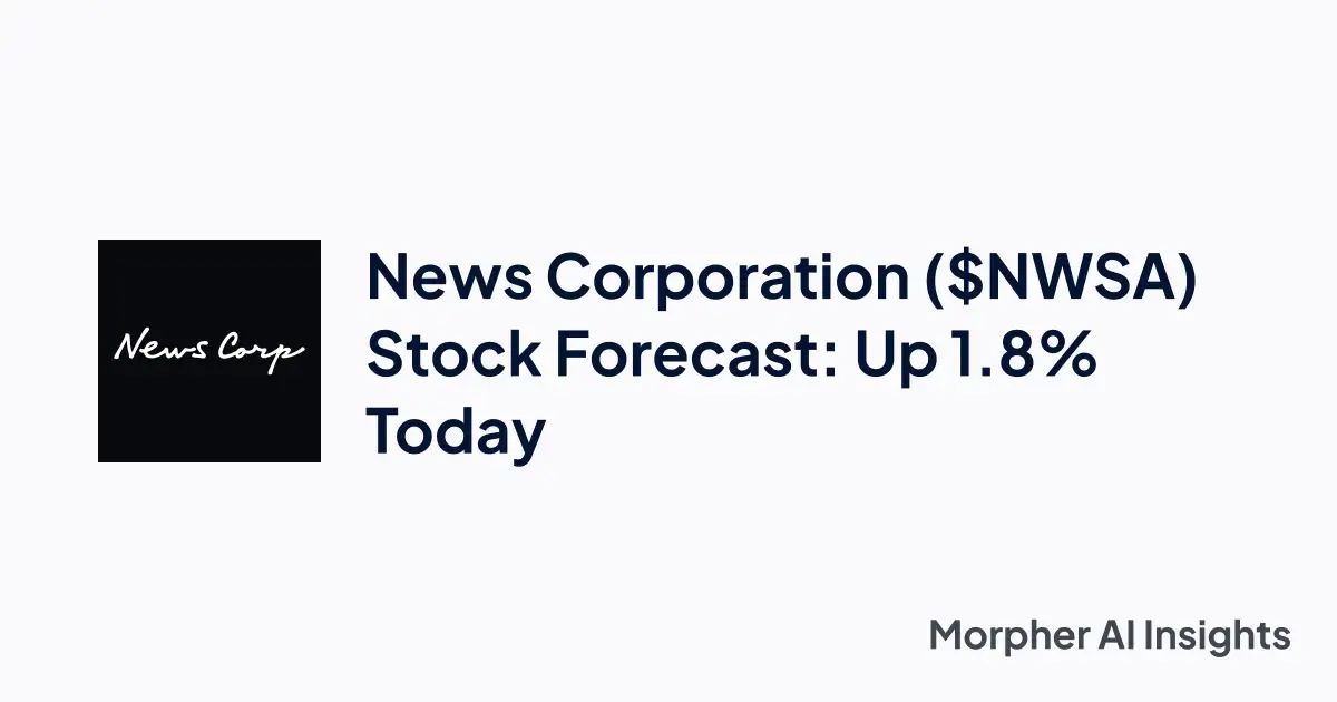 News Corporation ($NWSA) Stock Forecast