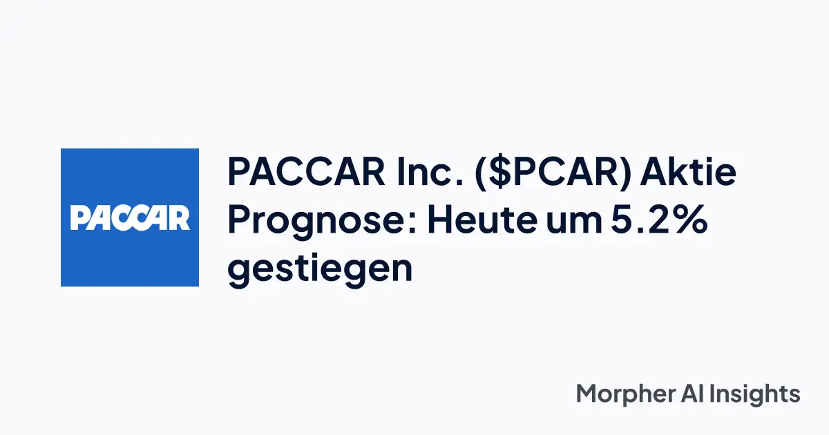 PACCAR Inc. ($PCAR) Stock Forecast