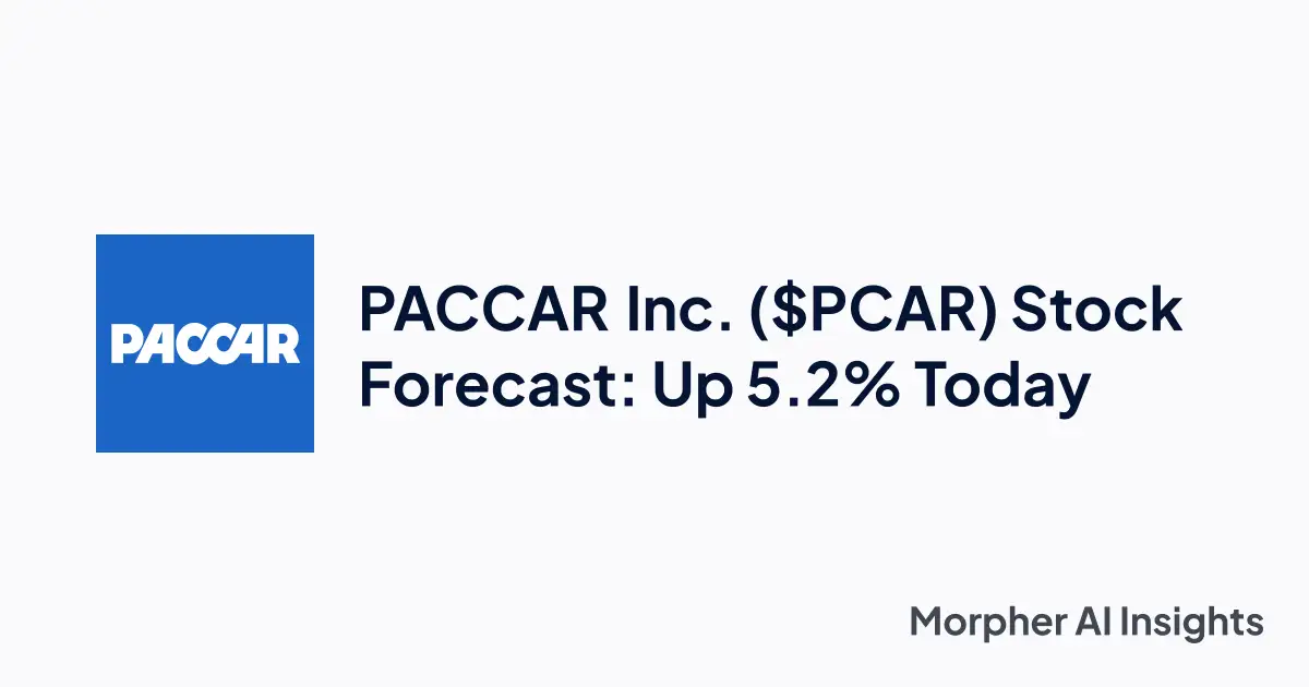 PACCAR Inc. ($PCAR) Stock Forecast