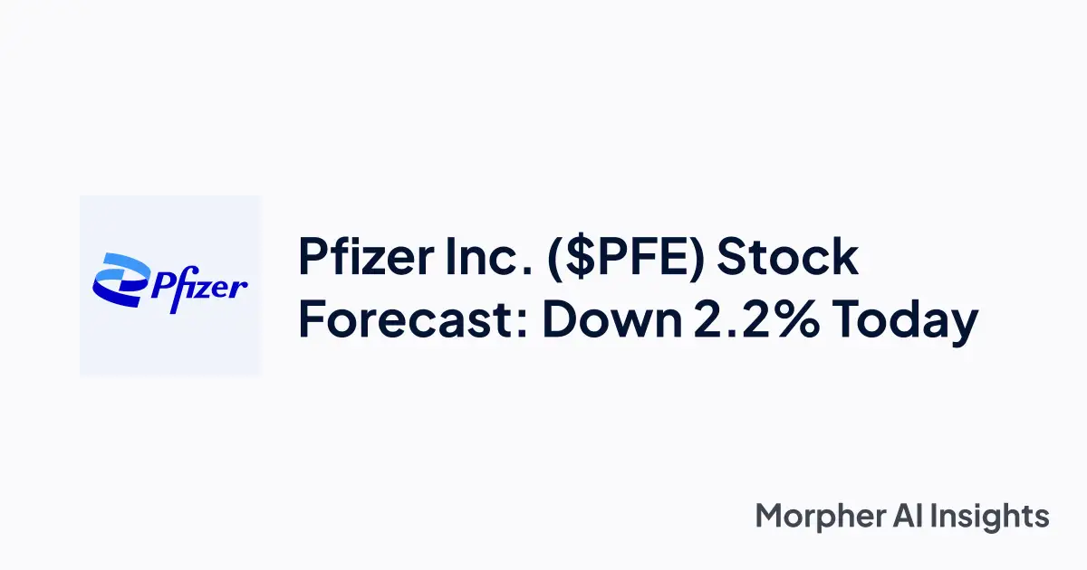Pfizer Inc. ($PFE) Stock Forecast
