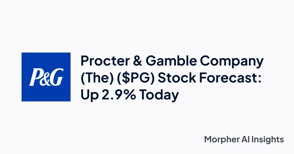 Procter & Gamble Company (The) ($PG) Stock Forecast