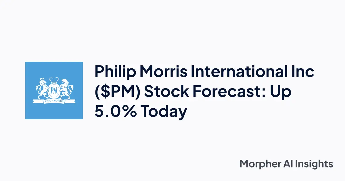 Philip Morris International Inc ($PM) Stock Forecast
