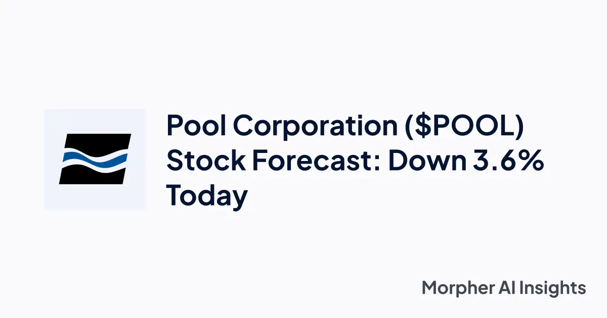 Pool Corporation ($POOL) Stock Forecast
