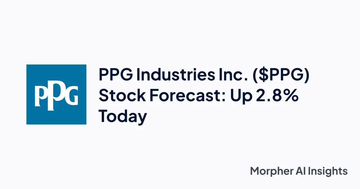 PPG Industries Inc. ($PPG) Stock Forecast