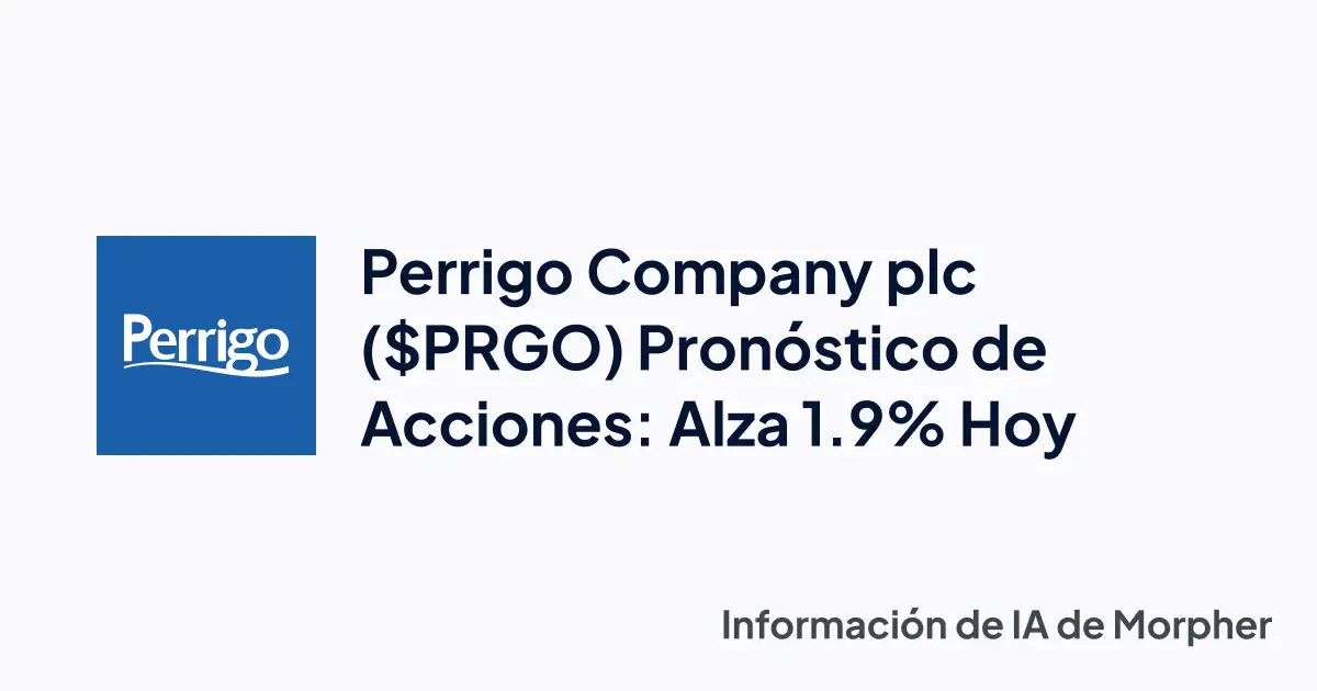 Perrigo Company plc ($PRGO) Stock Forecast