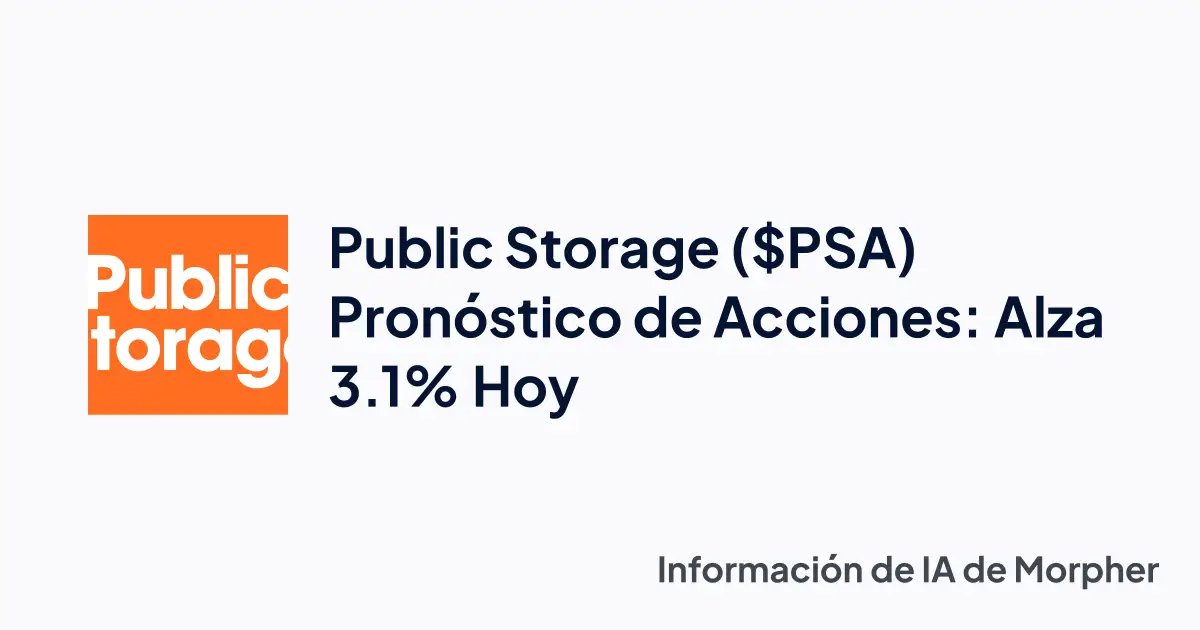 Public Storage ($PSA) Stock Forecast