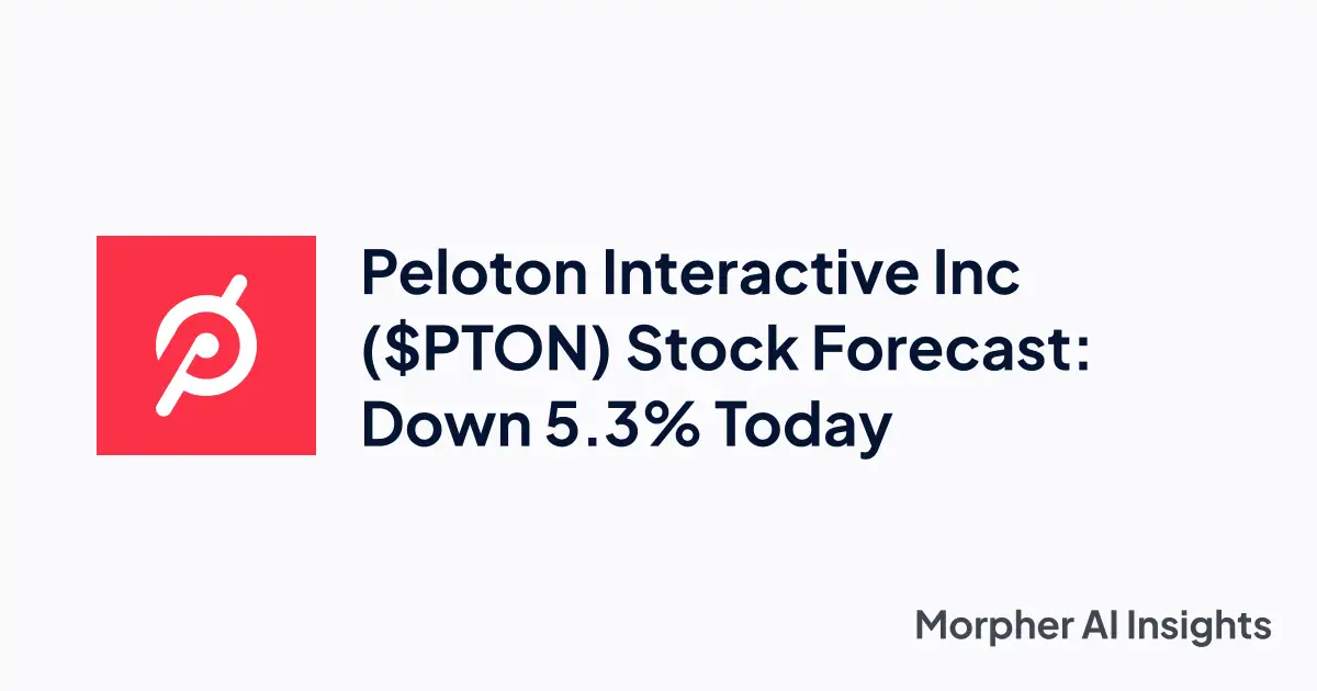 Peloton Interactive Inc ($PTON) Stock Forecast