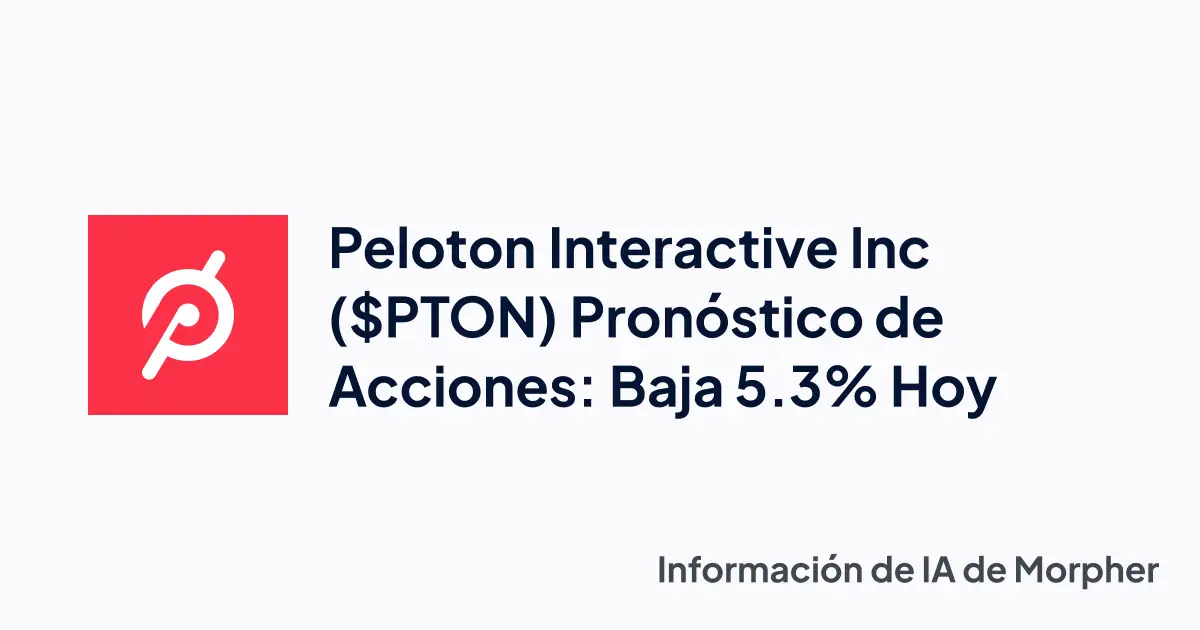 Peloton Interactive Inc ($PTON) Stock Forecast