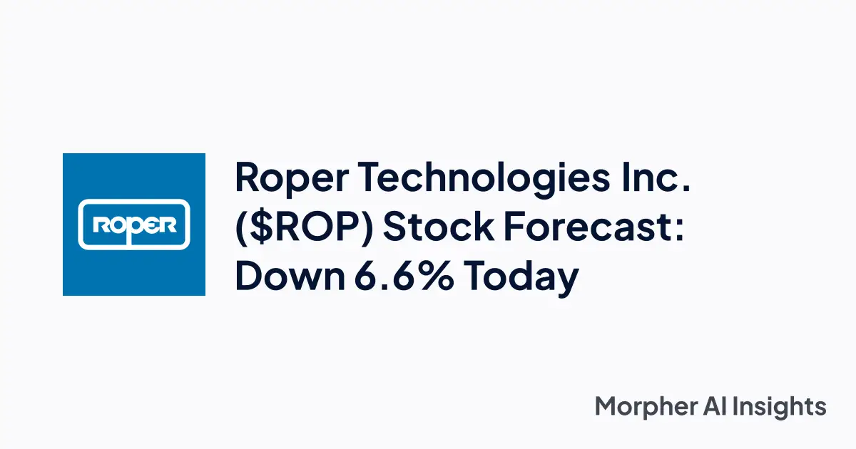 Roper Technologies Inc. ($ROP) Stock Forecast