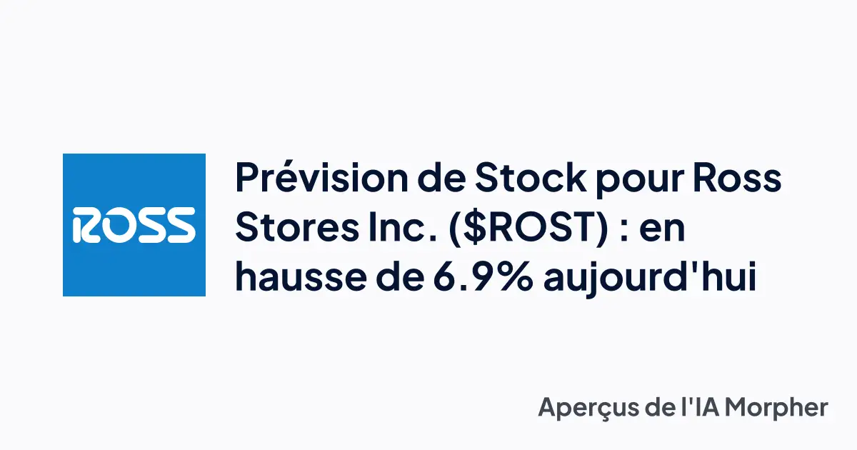 Ross Stores Inc. ($ROST) Stock Forecast