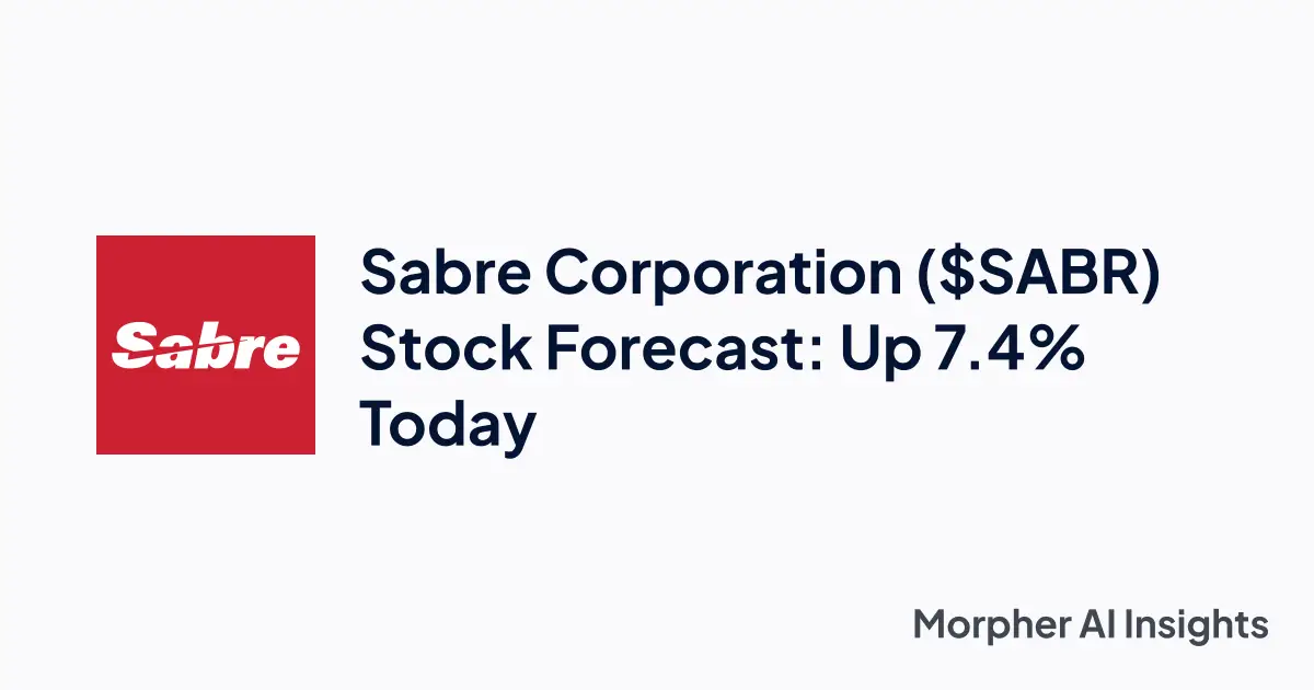 Sabre Corporation ($SABR) Stock Forecast
