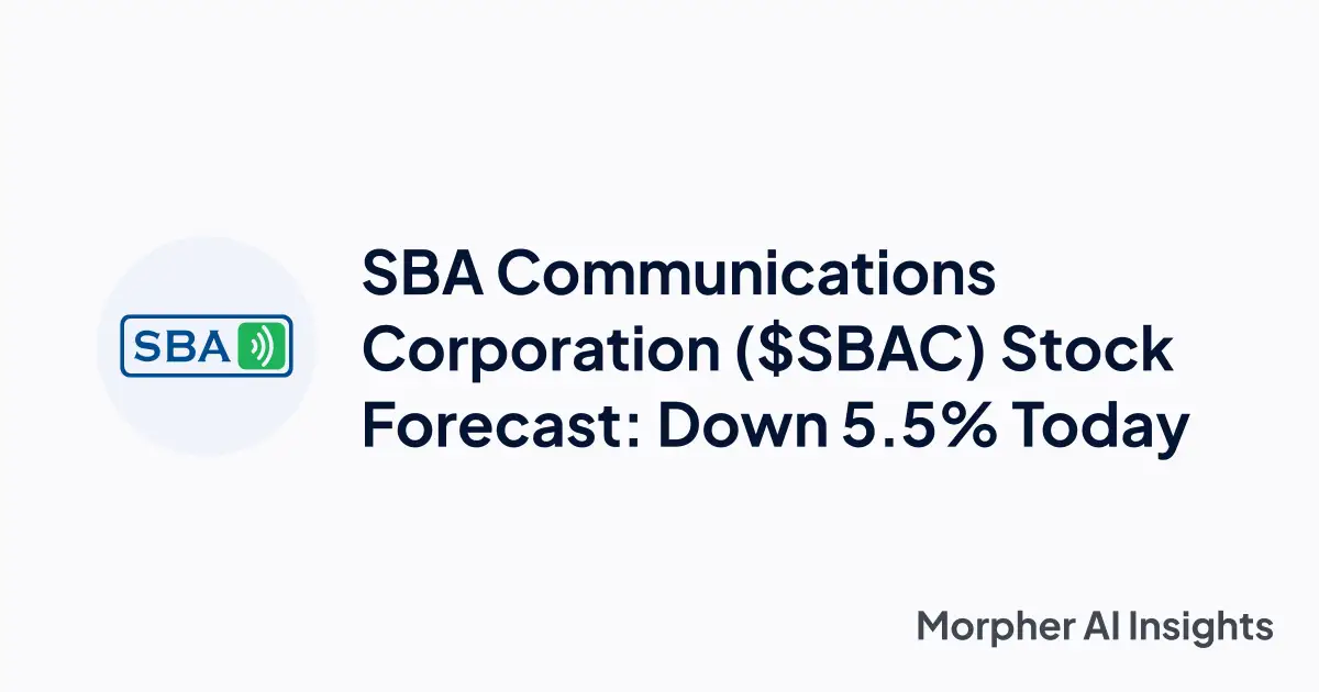 SBA Communications Corporation ($SBAC) Stock Forecast