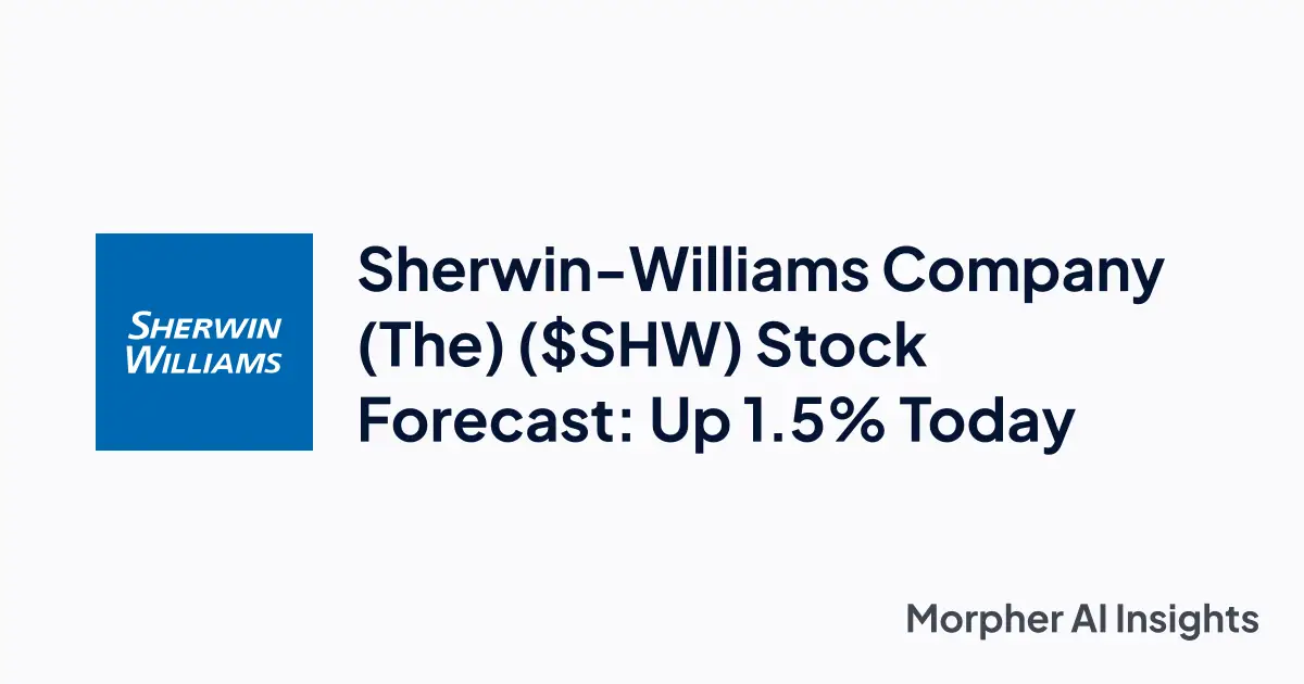 Sherwin-Williams Company (The) ($SHW) Stock Forecast