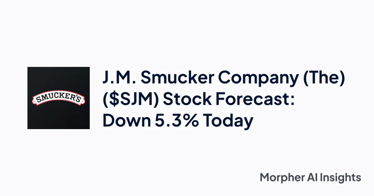 J.M. Smucker Company (The) ($SJM) Stock Forecast