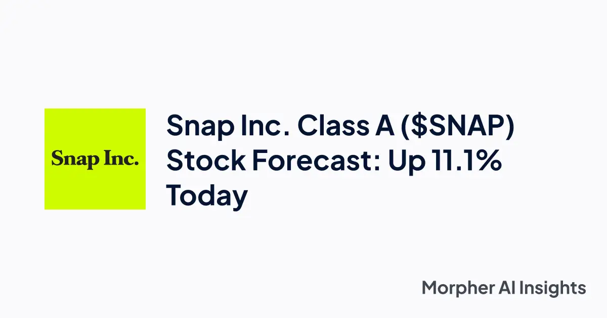 Snap Inc. Class A ($SNAP) Stock Forecast