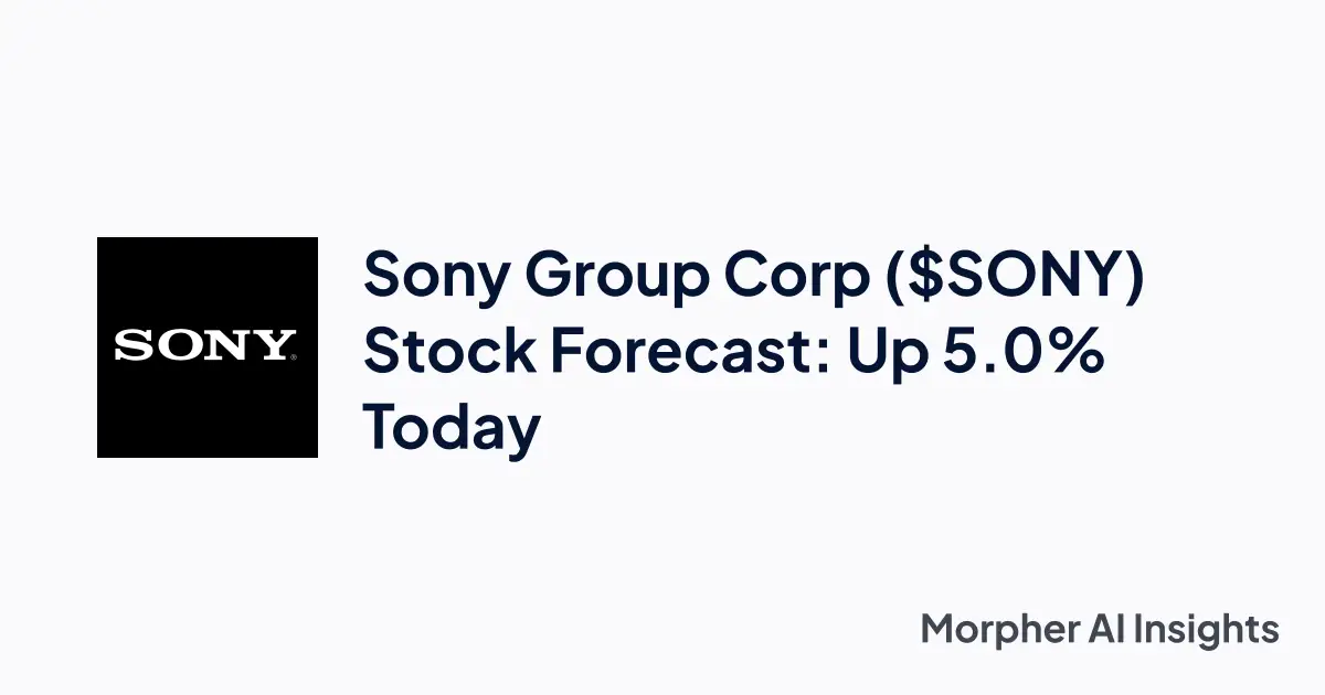 Sony Group Corp ($SONY) Stock Forecast