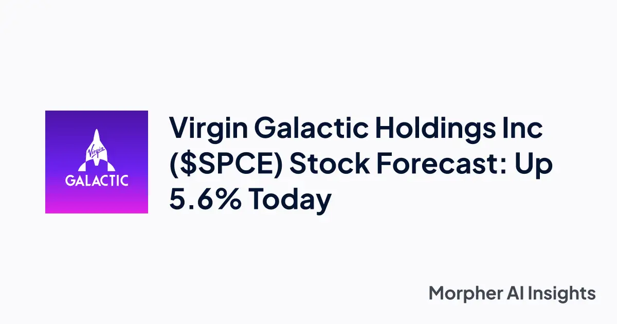 Virgin Galactic Holdings Inc ($SPCE) Stock Forecast