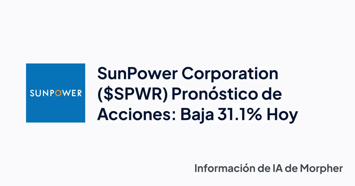 SunPower Corporation ($SPWR) Stock Forecast