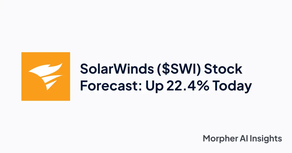 SolarWinds ($SWI) Stock Forecast