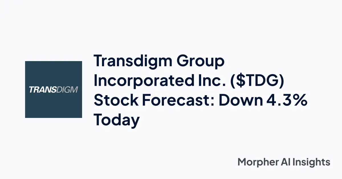 Transdigm Group Incorporated Inc. ($TDG) Stock Forecast
